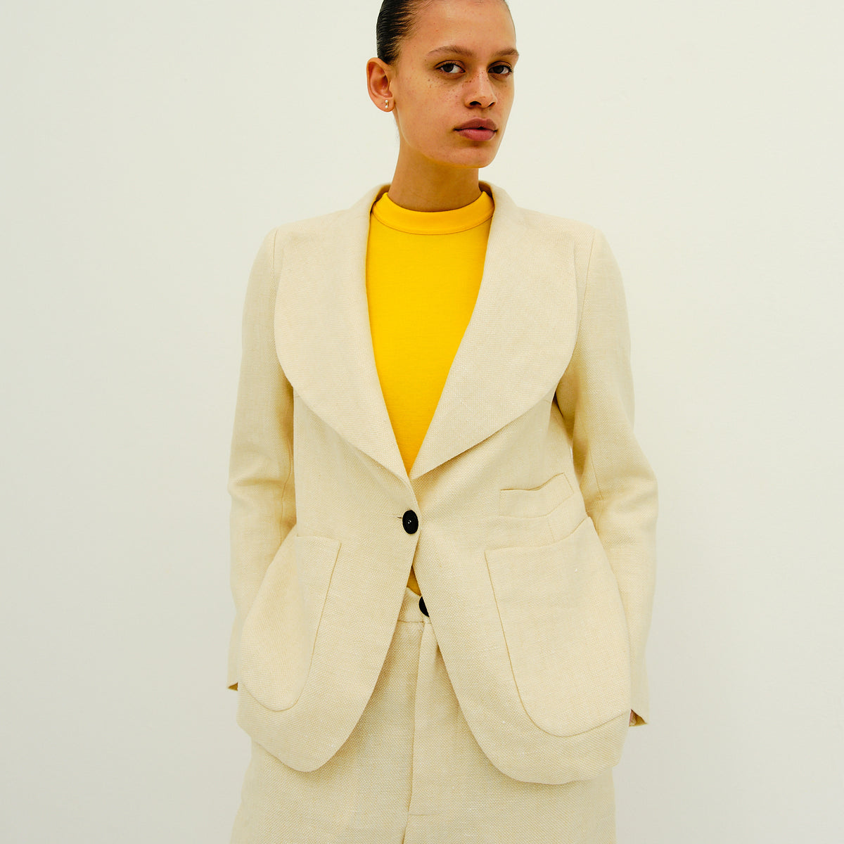 BOWIE PANTS / STRAW – RIKA STUDIOS