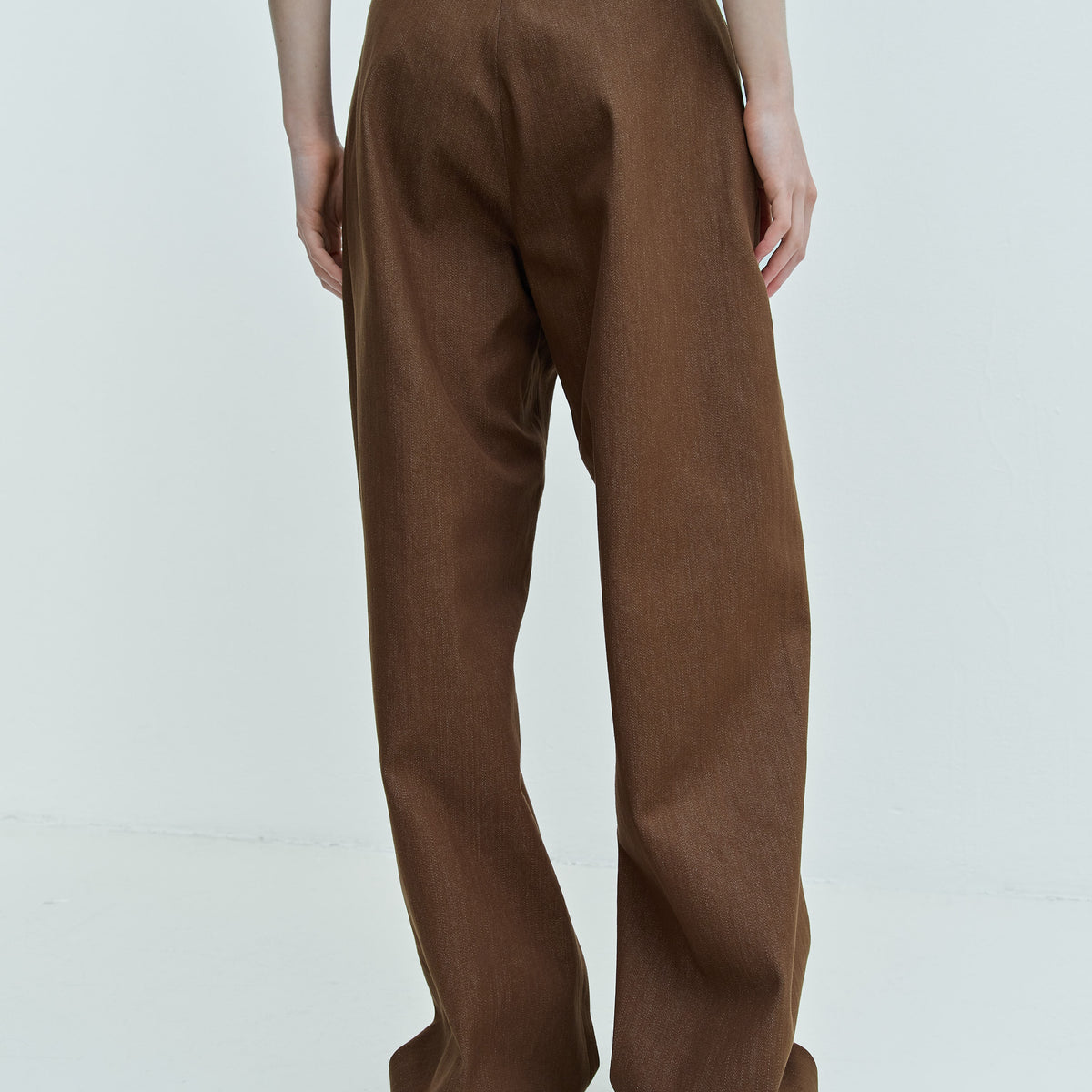 BOWIE PANTS / CHOCO – RIKA STUDIOS