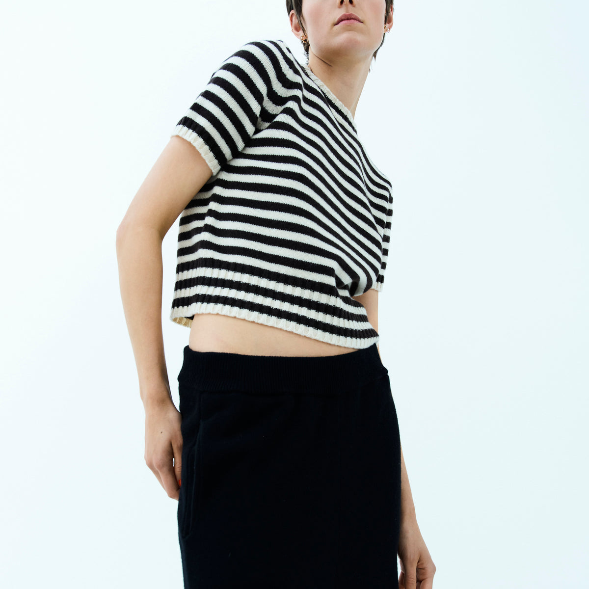 LUIS JUMPER / NATURAL-CHOCO STRIPE – RIKA STUDIOS