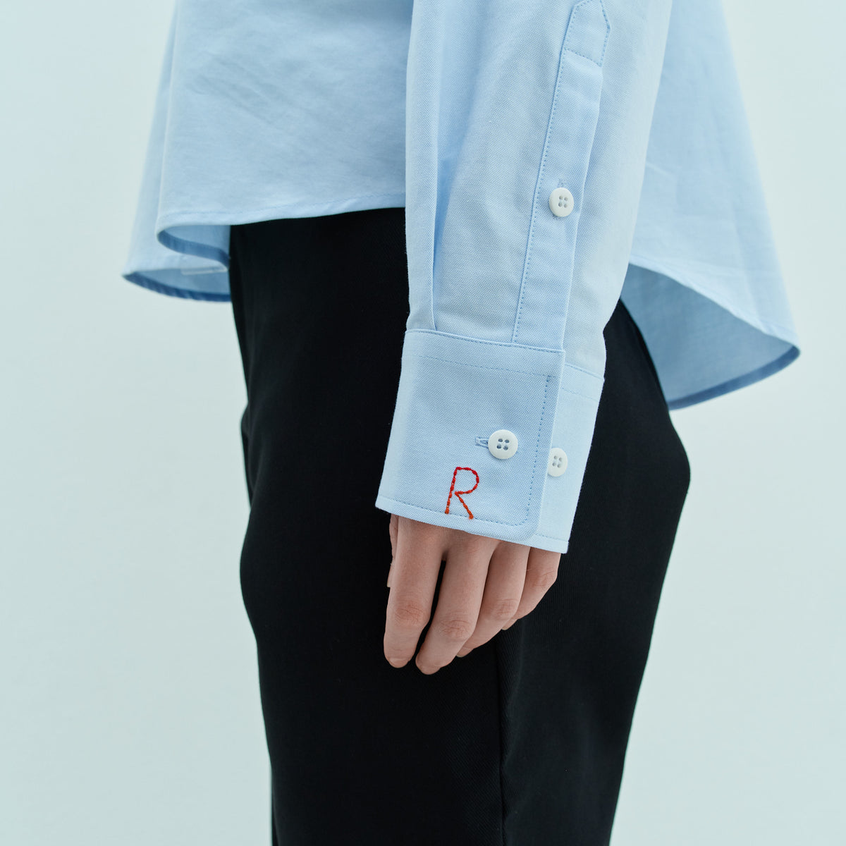 LOU LOU SHIRT / COOL BLUE – RIKA STUDIOS