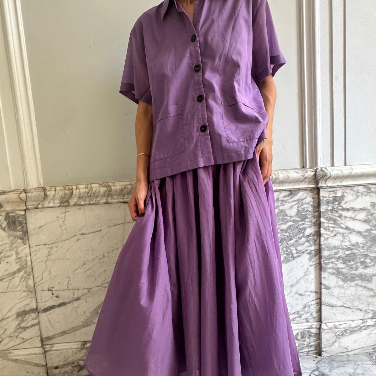 PILAR SKIRT | VIOLET – RIKA STUDIOS